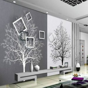 Trees and Branches Interior Trends, Modern Wall Decorating Themes