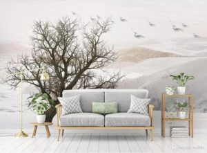 Trees and Branches Interior Trends, Modern Wall Decorating Themes