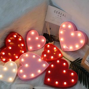 Romantic Home Decorating with Lights, Glowing Valentines Day Ideas