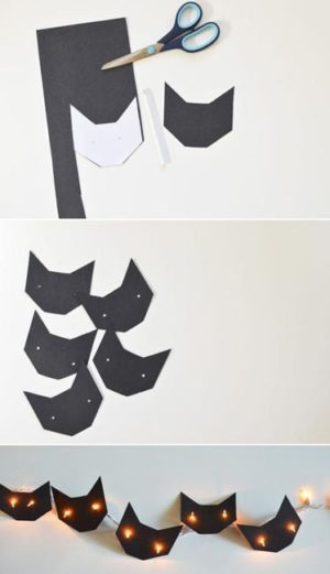 Paper Craft Ideas for Kids Friendly Halloween Decorating