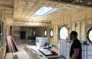 Houseboat Renovation Turning an Old Ship into a Modern Floating Home