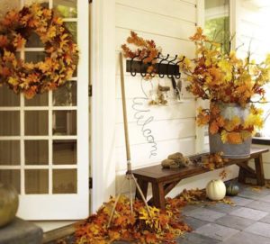 Fall Decorating Ideas for Your Front Door, Steps, Outdoor Landing