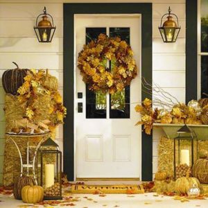 Fall Decorating Ideas for Your Front Door, Steps, Outdoor Landing