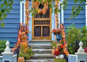 Fall Decorating Ideas for Your Front Door, Steps, Outdoor Landing