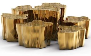 Classy Brass Accents, Modern Interior Design Trends 2021