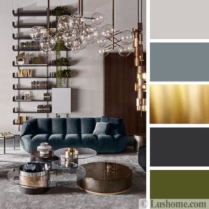 Classy Brass Accents, Modern Interior Design Trends 2021