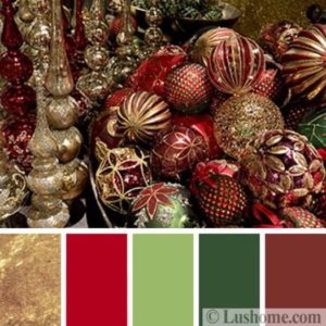 Christmas Colors, 50 Winter Holiday Decorating Color Schemes
