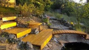 Natural Landscaping Ideas, Wood Staircase Designs for Green Yards and ...