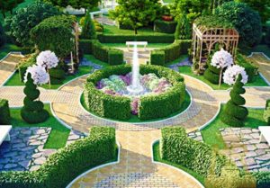 35 Beautiful Landscaping Ideas, Elegant Geometry in Classic Garden Designs