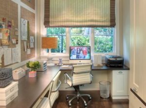 50 Home Office Designs with Kitchen Cabinets and Shelves, Modern ...