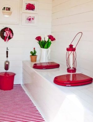 Beautiful Red and White Yard Decorations, 55 Ideas for Summer ...