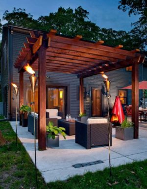 55 Modern Ideas to Brighten up Outdoor Seating Areas with Original Lights