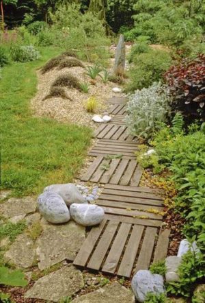 Wooden Garden Paths, 50 Creative Walkway Design Ideas
