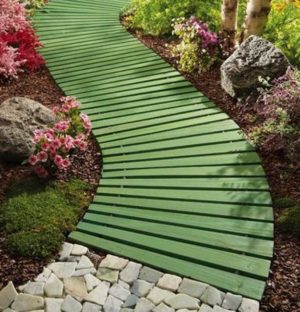 Wooden Garden Paths, 50 Creative Walkway Design Ideas