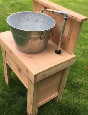 55 DIY Garden Sink Designs, Convenient Outdoor Utility Sinks
