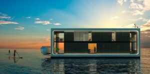 Contemporary Floating Homes Offering Unique Green Living in Waterfront ...