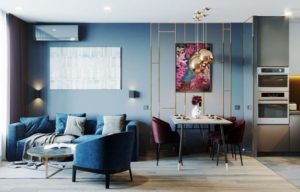 Light Blue Color Tones for Modern Interior Design, 50 Room Decorating Ideas