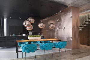Copper Lighting Fixtures Giving Unique Accents to Modern Interior ...