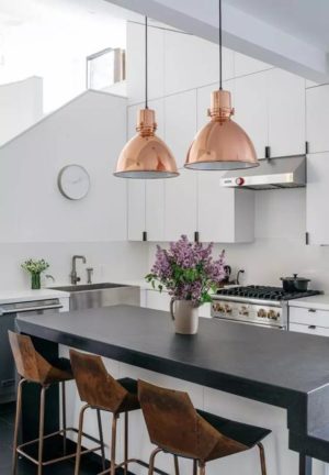 Copper Lighting Fixtures Giving Unique Accents to Modern Interior ...