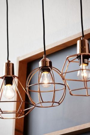 Copper Lighting Fixtures Giving Unique Accents to Modern Interior ...