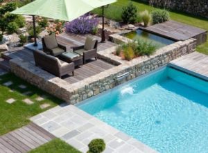 Modern Pool Seating Areas, 55 Outdoor Home Decorating Ideas