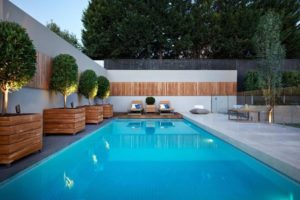 Modern Pool Seating Areas, 55 Outdoor Home Decorating Ideas
