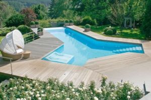 Modern Pool Seating Areas, 55 Outdoor Home Decorating Ideas