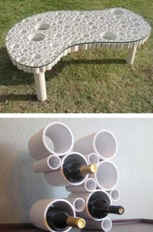 DIY Plastic Pipe Projects, 55 Unique Home Furnishings and Yard Decorations