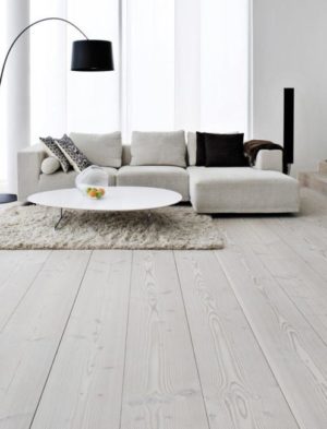 Whites Brighten up Beautiful Floors Reflecting Modern Interior Design ...