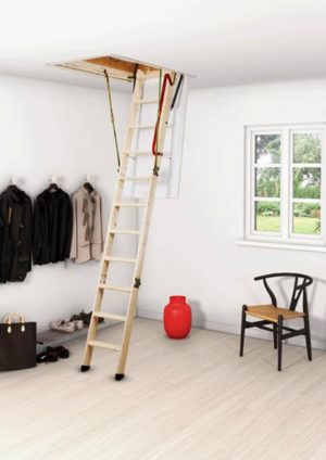 Space Saving Attic Stairs Making Under Roof Storage Spaces Easily Accessible