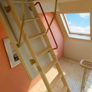 Space Saving Attic Stairs Making Under Roof Storage Spaces Easily Accessible