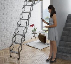 Space Saving Attic Stairs Making Under Roof Storage Spaces Easily Accessible