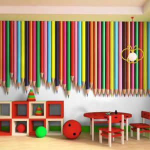 Vibrant Wall Decorations and Craft Ideas, Colored Pencils for Wall ...