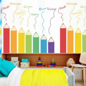Vibrant Wall Decorations and Craft Ideas, Colored Pencils for Wall ...