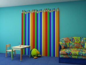 Vibrant Wall Decorations and Craft Ideas, Colored Pencils for Wall ...