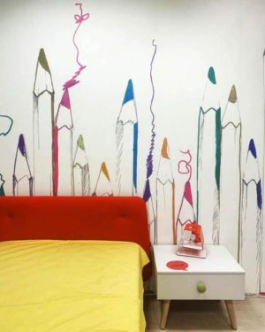 Vibrant Wall Decorations and Craft Ideas, Colored Pencils for Wall ...