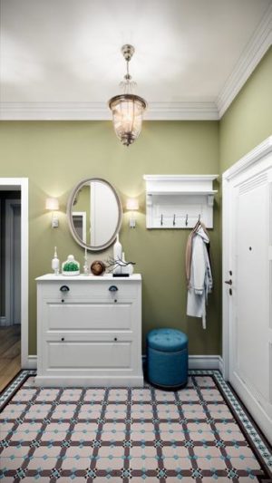 Modern Interior Design and Decor in Light Green Colors and Soft Pastels