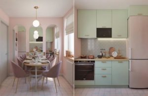 Modern Interior Design and Decor in Light Green Colors and Soft Pastels