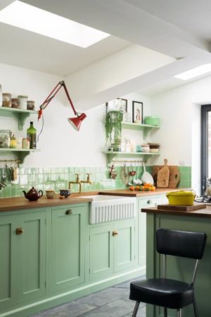 Modern Interior Design and Decor in Light Green Colors and Soft Pastels