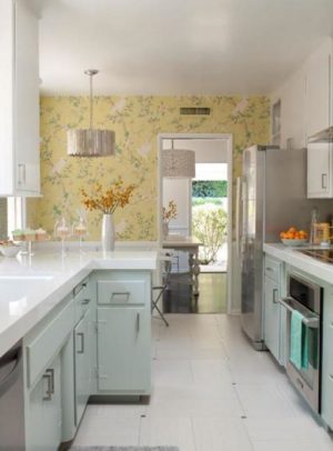 Modern Interior Design and Decor in Light Green Colors and Soft Pastels