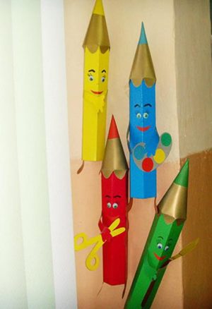 Vibrant Wall Decorations and Craft Ideas, Colored Pencils for Wall ...