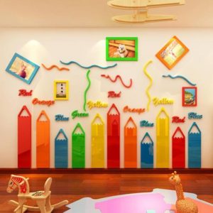 Vibrant Wall Decorations and Craft Ideas, Colored Pencils for Wall ...