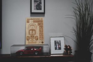 Car Themed Interior Decorating with Creative Artworks by Oil Stain Lab