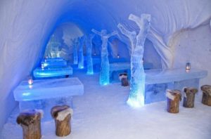 Stunning Room Design, Popular Ice Hotels Created by Carving Artists