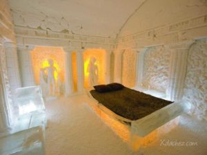 Stunning Room Design, Popular Ice Hotels Created by Carving Artists
