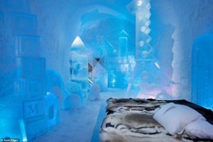 Stunning Room Design, Popular Ice Hotels Created by Carving Artists