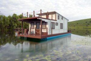 Multiple Deck Floating Homes, Luxury Green Living on the Water