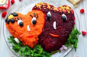 Romantic Food Design Ideas, Edible Decorations for Valentines Day Tables