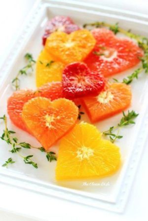 Romantic Food Design Ideas, Edible Decorations for Valentines Day Tables