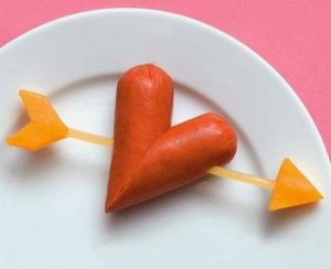 Romantic Food Design Ideas, Edible Decorations for Valentines Day Tables